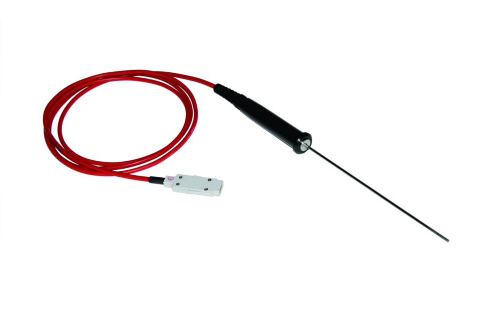Pt100 metal-sensor with handle Class A, application range -50 to+200 ...
