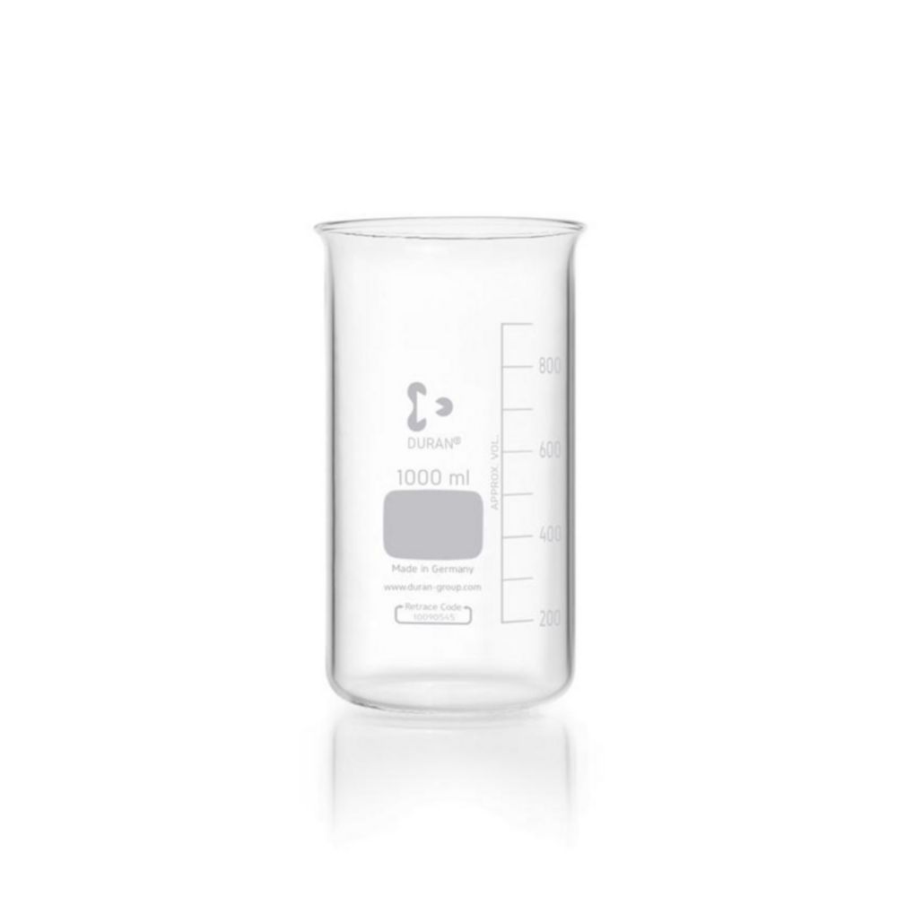 Beakers, tall form DURAN 1000ml without spout | LabFriend | Laboratory ...