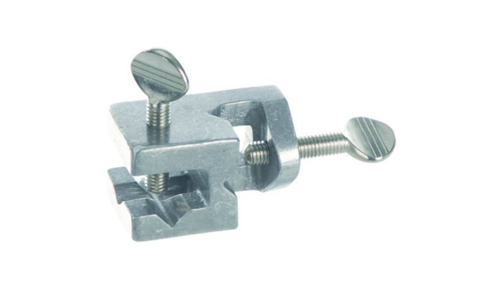 Universal bosshead 13 mm, aluminium with thumb screw, angle 180+90 ...