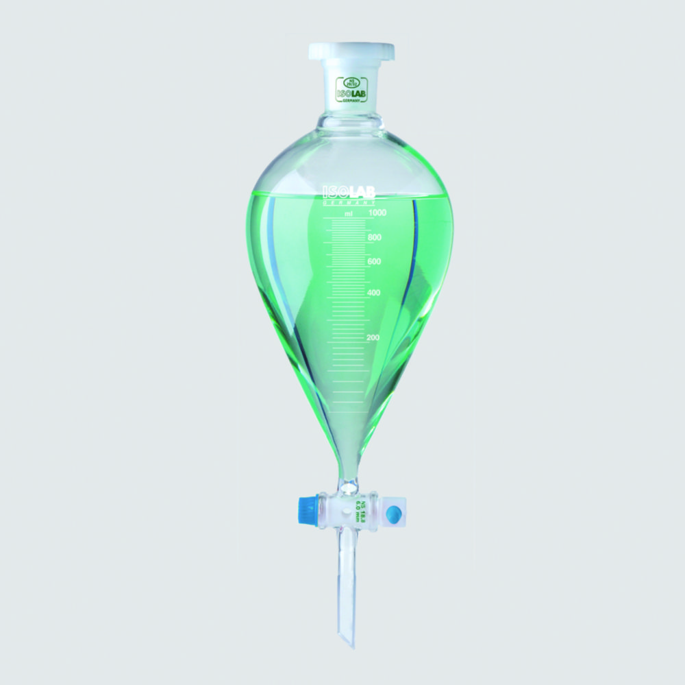 Separating Funnel 2000 Ml Conical Valve Cock Din 12452 Labfriend