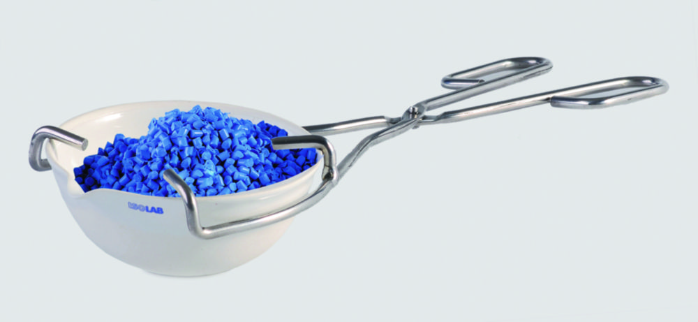 Evaporating dish tong 280 mm stainless steel | LabFriend | Laboratory ...