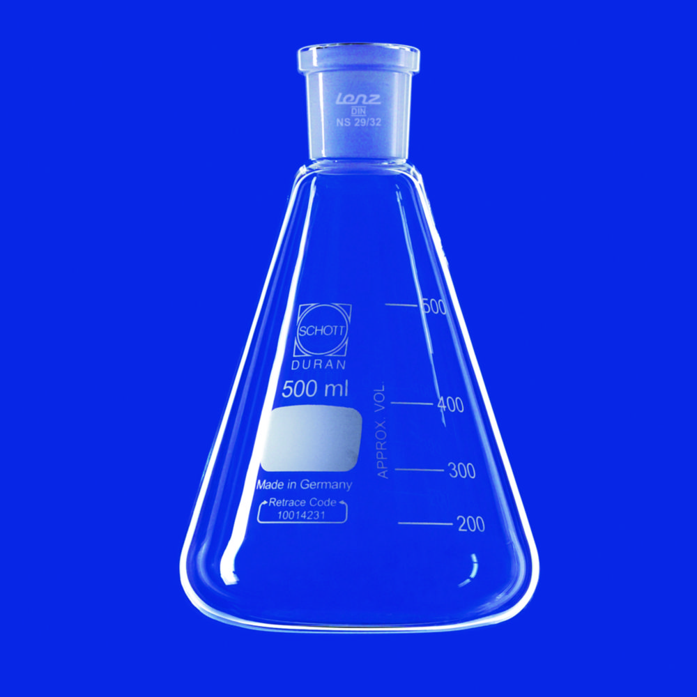 Erlenmeyer-Flasks with Conical Joint, Cap. ml 5000 Socket NS 45/40 | LabFriend | Laboratory ...