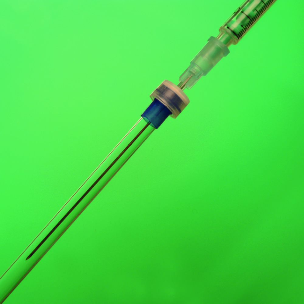 NMR septal cap Ø 5 mm, 60 ° shore A 1,3 mm Natural rubber red / TEF ...