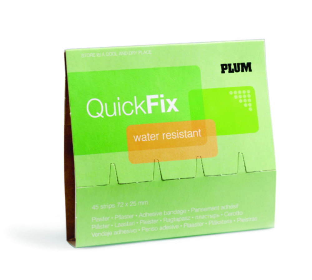 refill pack QuickFix with 45 water resistant plasters strips ...