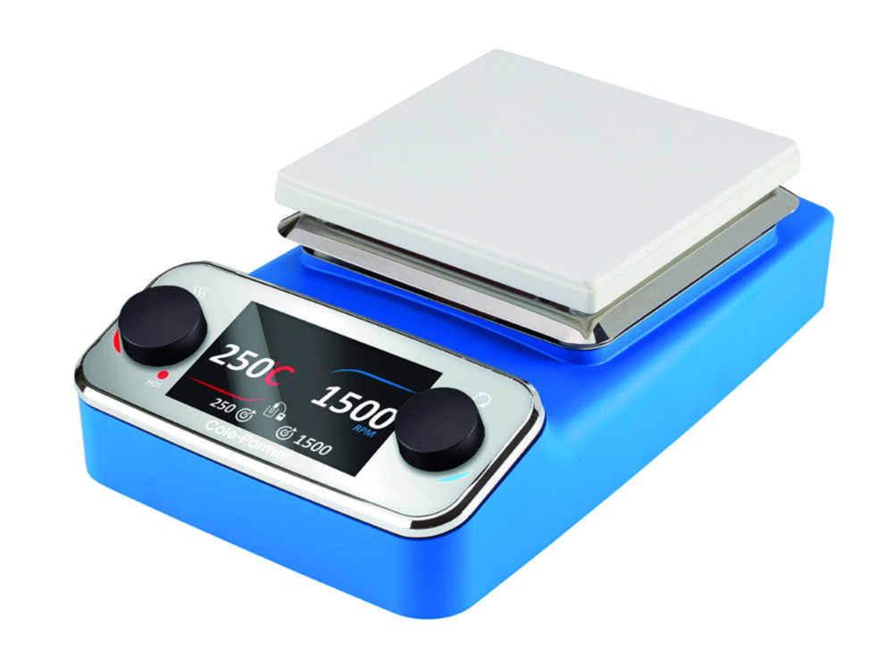 Premium Digital Stirring Hot Plate, Ceramic, Blue 230 VAC | LabFriend ...