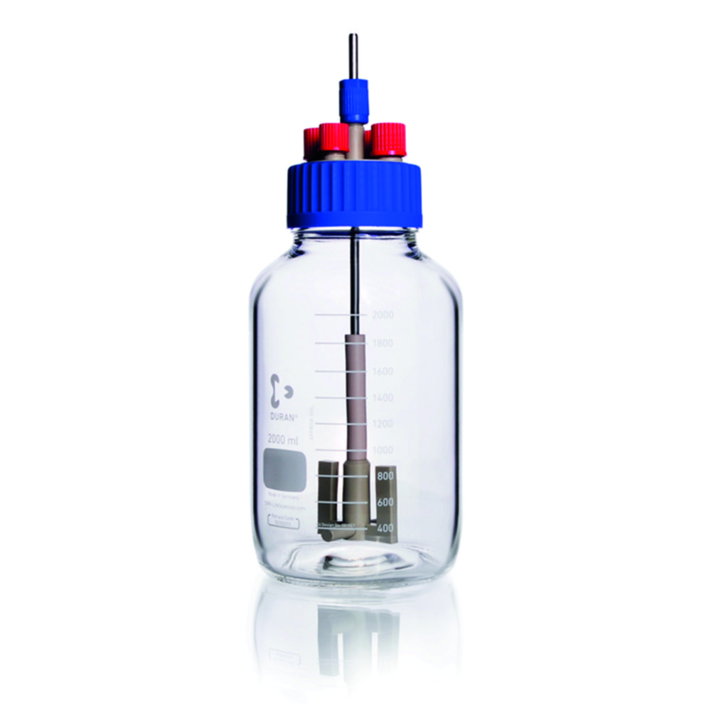 GLS 80 stirred reactor incl. 2000 ml GLS 80 bottle, GL 14 PP screwing ...