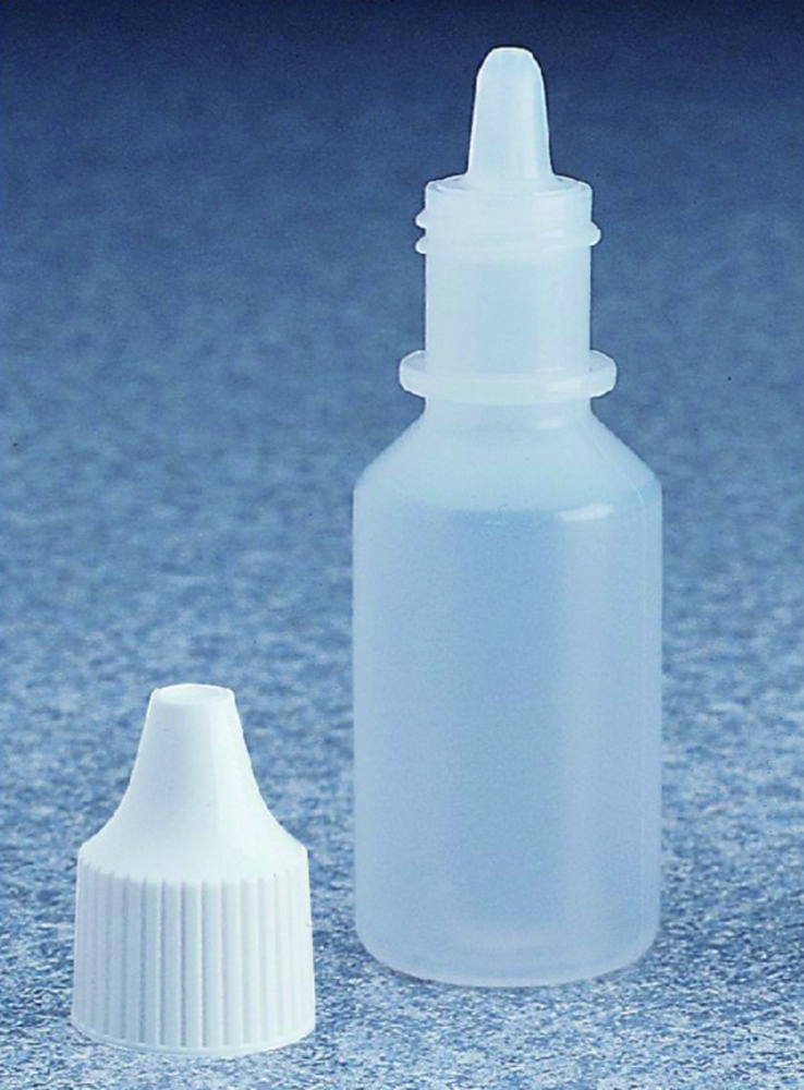 LDPE White Dropper Bottle 8ml with 15-415 Neck, White Closure ...