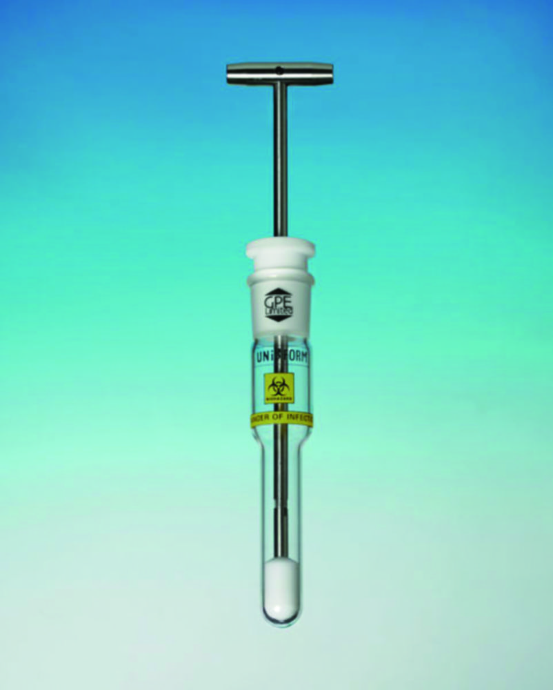 Homogenizer Safe-Seal 5ml 250mm, mit PTFE pestle, handle from stainless ...