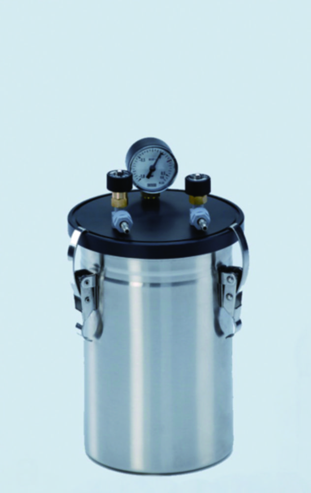 Anaerobic jar "crystal" 3 liters, for up to 15 Petri dishes dia. 60-100 ...