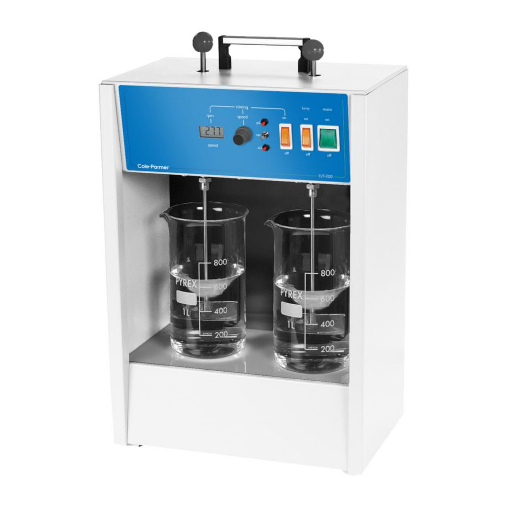 Flocculation Jar Tester, 2-place 230 VAC, 50/60 Hz | LabFriend Australia