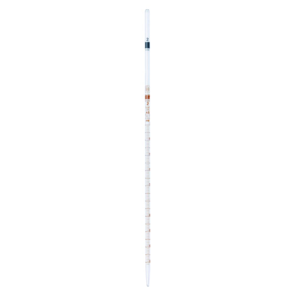 Pipette 5:0.05 ml, 360 mm class AS, conformity certified, amber ...