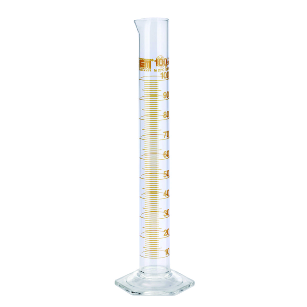 Measuring cylinder 5 ml, class A Duran®, ring graduation, amber ...