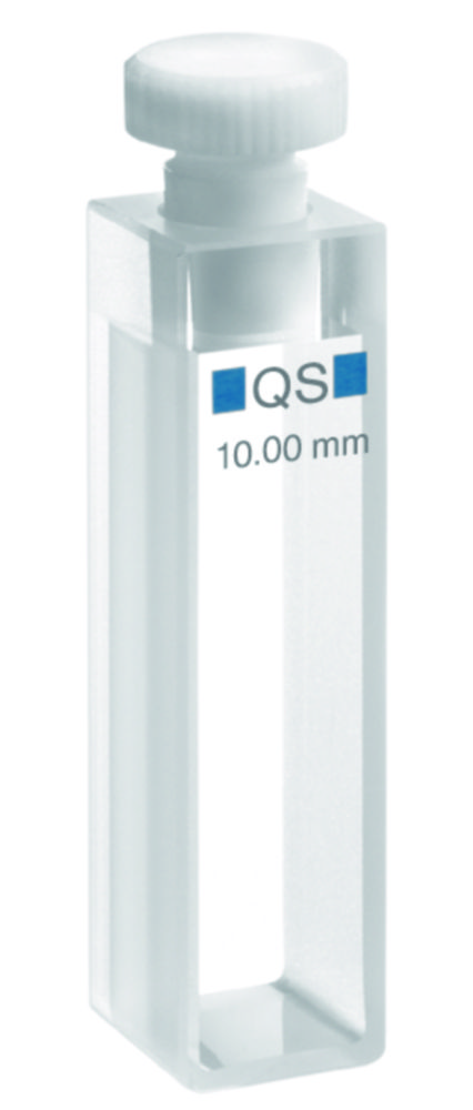 Macro-cuvette 110-QS, 10mm thickness quartz glass SUPRASIL®, 3500 µl ...