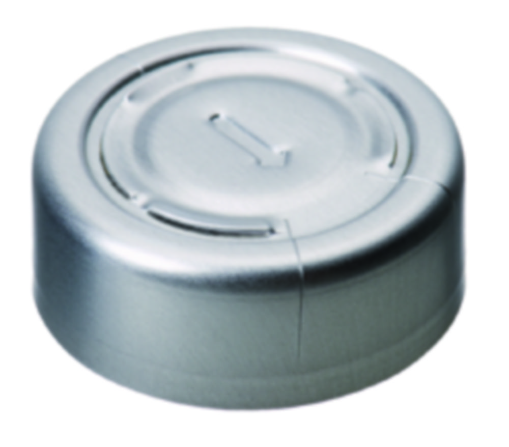 LLG-Aluminium Complete Tear Off Cap N 20, silver, Butyl dark grey ...