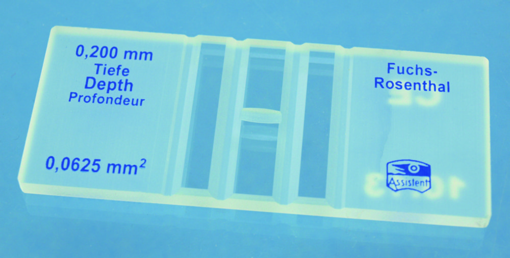 Counting chamber acc. to Fuchs-Rosenthal double ruling | LabFriend ...