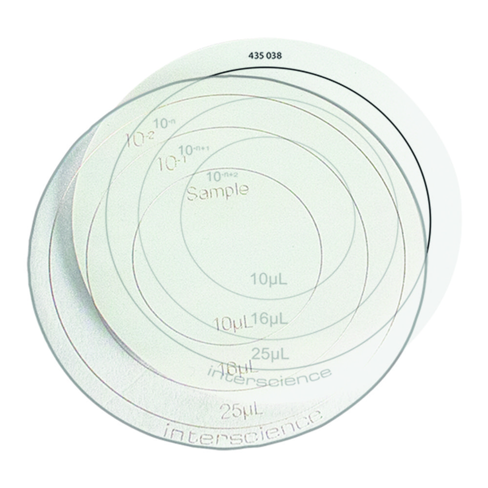 Circle counting grids (90mm) pack of 2 | LabFriend | Laboratory ...