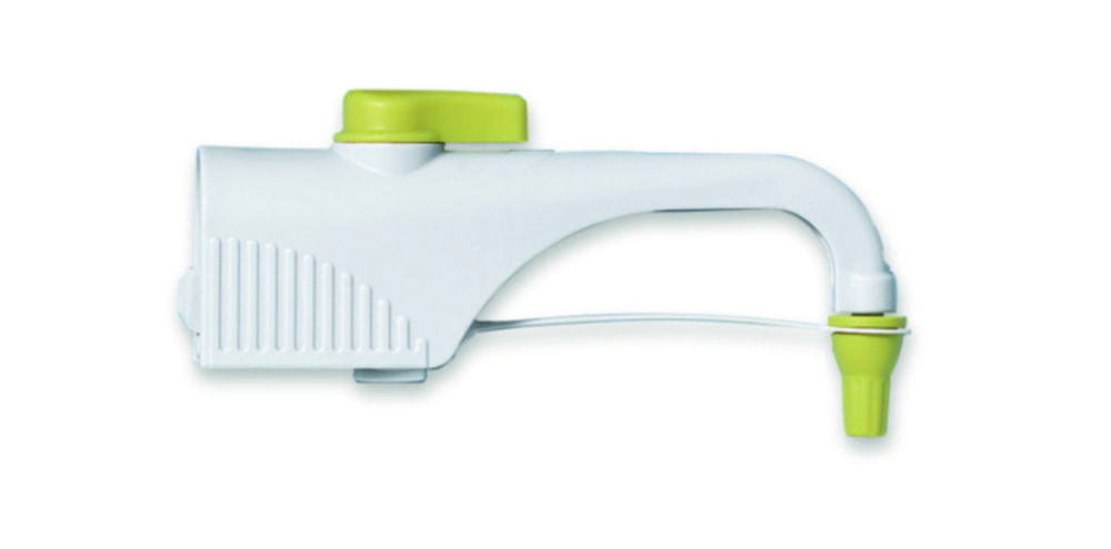 Dosing needle 25/50/100 ml, 125mm fine tip, with back dosing valve for ...