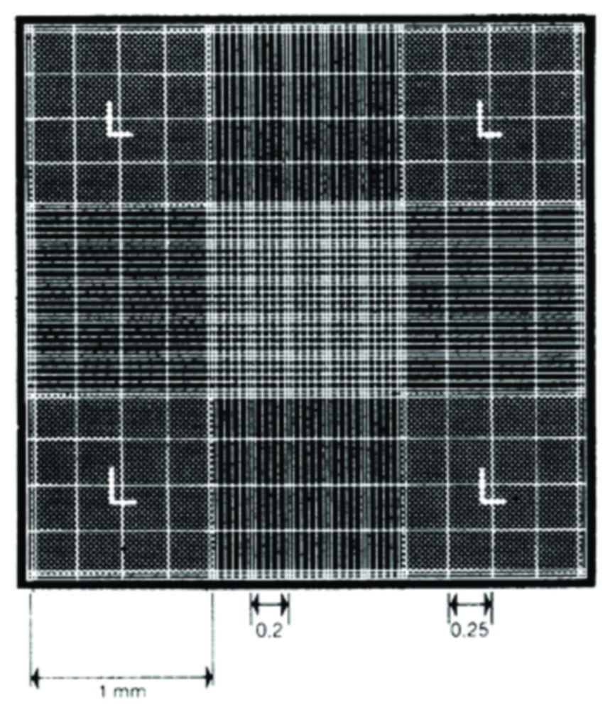 Counting chamber acc. to Neubauer improved double ruling, bright-line ...