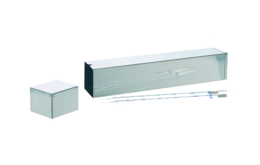 Pipette box square 210 x 70 x 70 mm 18/10 steel | LabFriend Malaysia