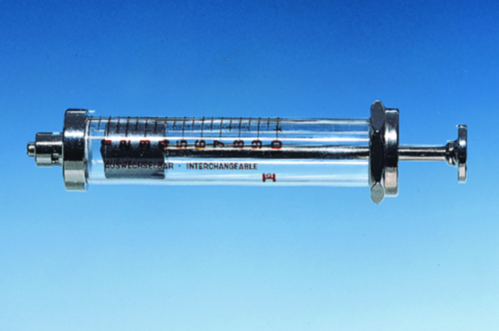 Glass-metal syringe 2 ml Luer cone, SANITEX® | LabFriend Singapore