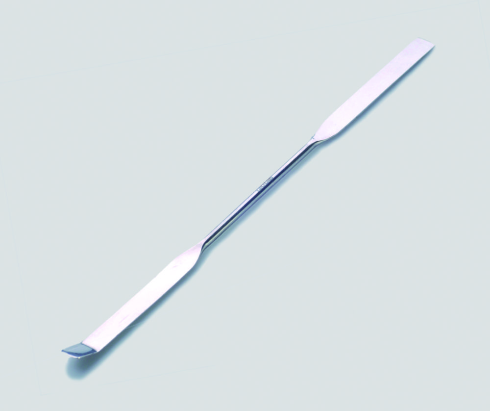 Double ended spatula 130 mm type chattaway, 18/10 steel | LabFriend ...