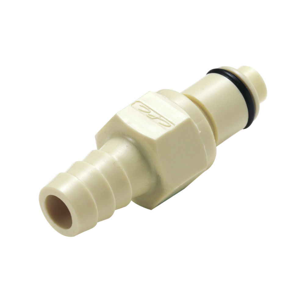 3/8" Hose Barb Valved In-Line Polypropylene Coupling Insert | LabFriend ...