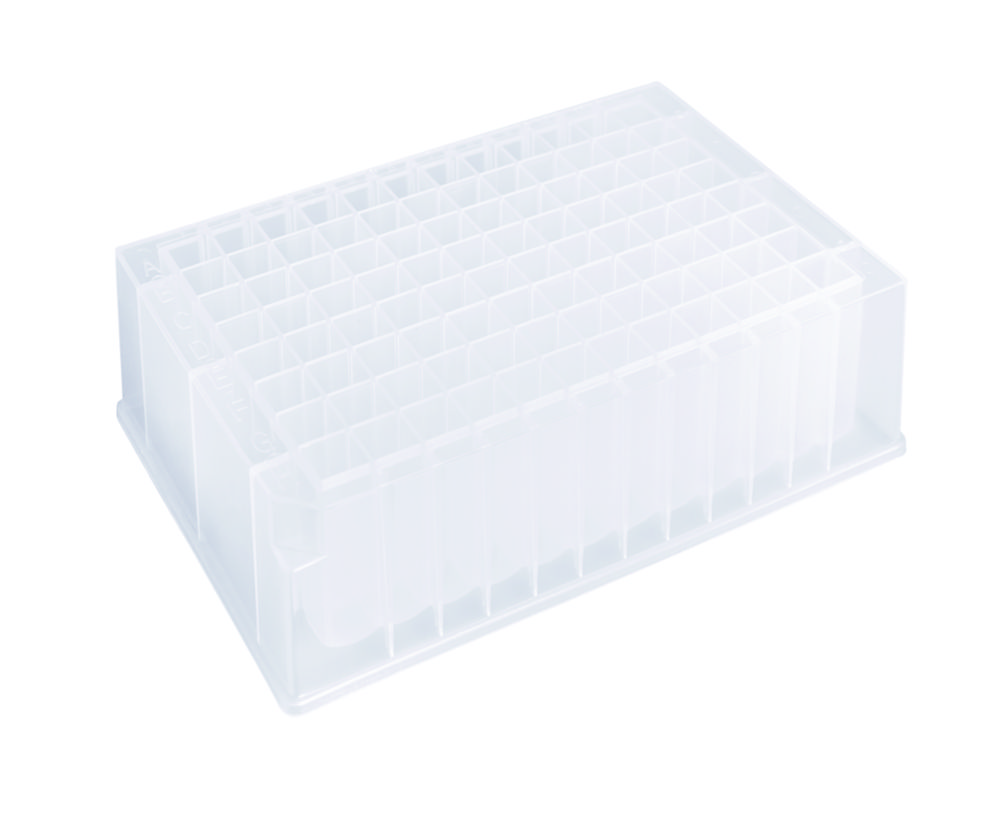 96-Deep-Well-Blocks 1.2 ml U-bottom, PP, pack of 50 | LabFriend ...