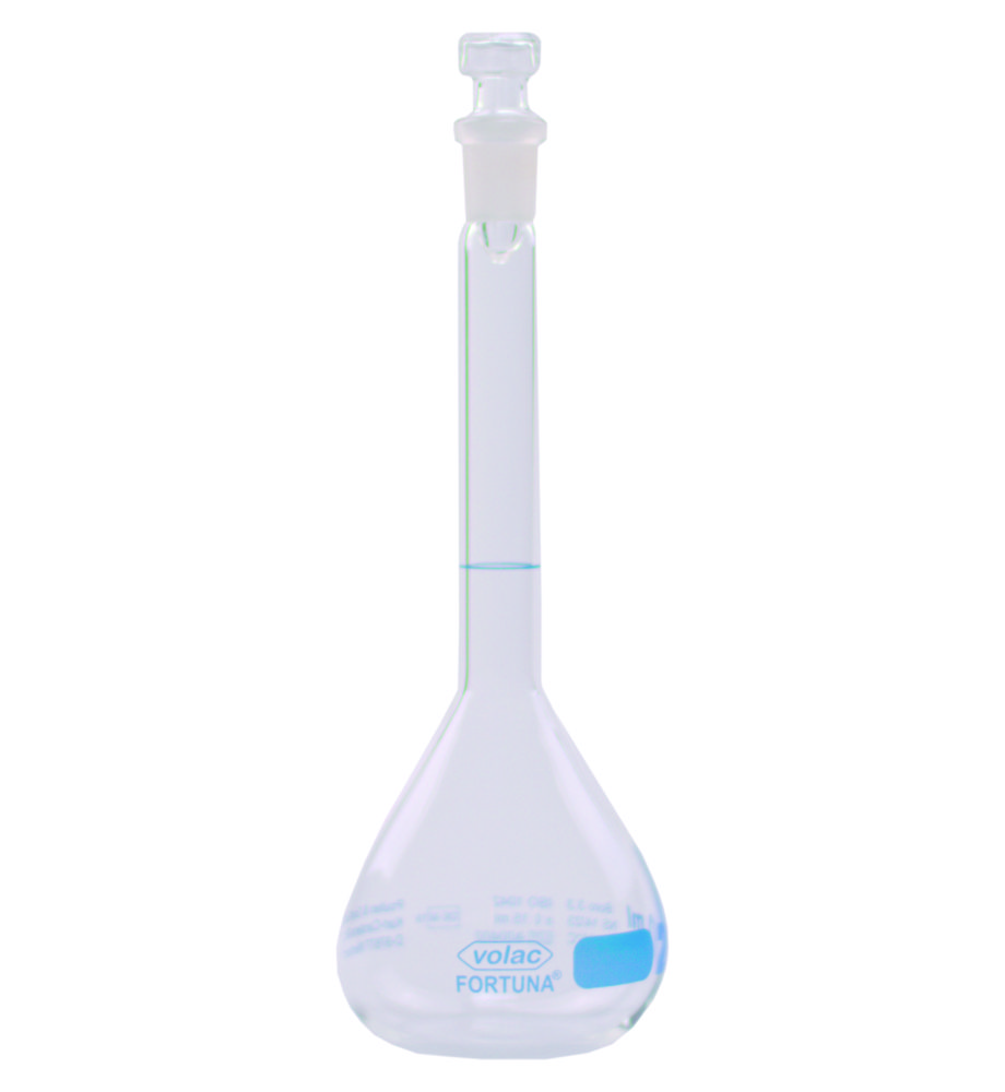 Volumetric flask 25 ml, NS 10 Kl. A, KB, Boroglas, with glass stopper ...