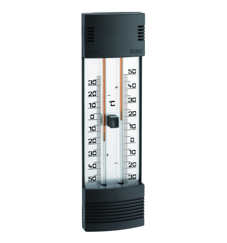 Maxima-minima thermometer 20 cm with push-buttom magnet, mercury-free ...