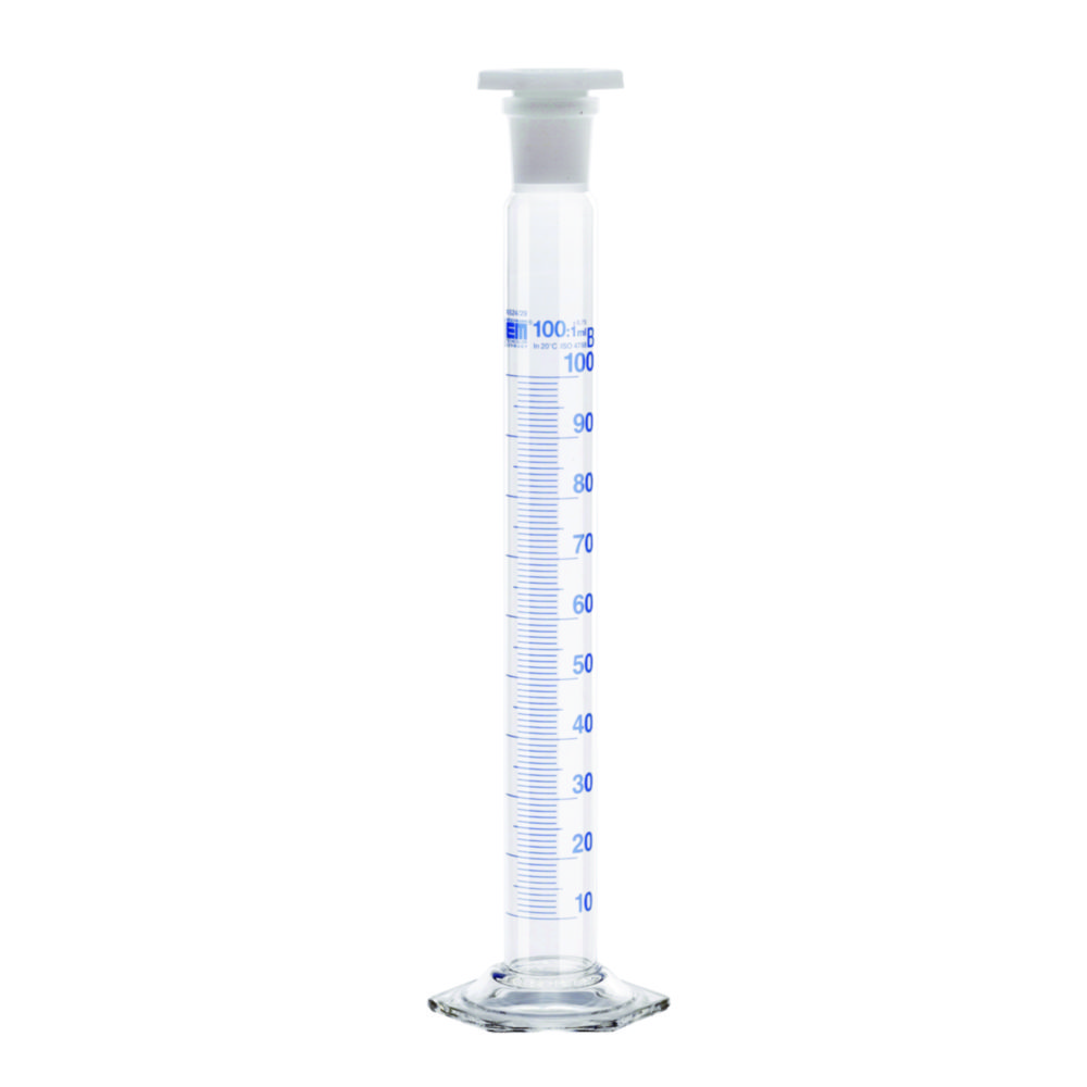 Hirschmann Mixing Cylinders 1000 ml DURAN Class B with Poly Stopper ...