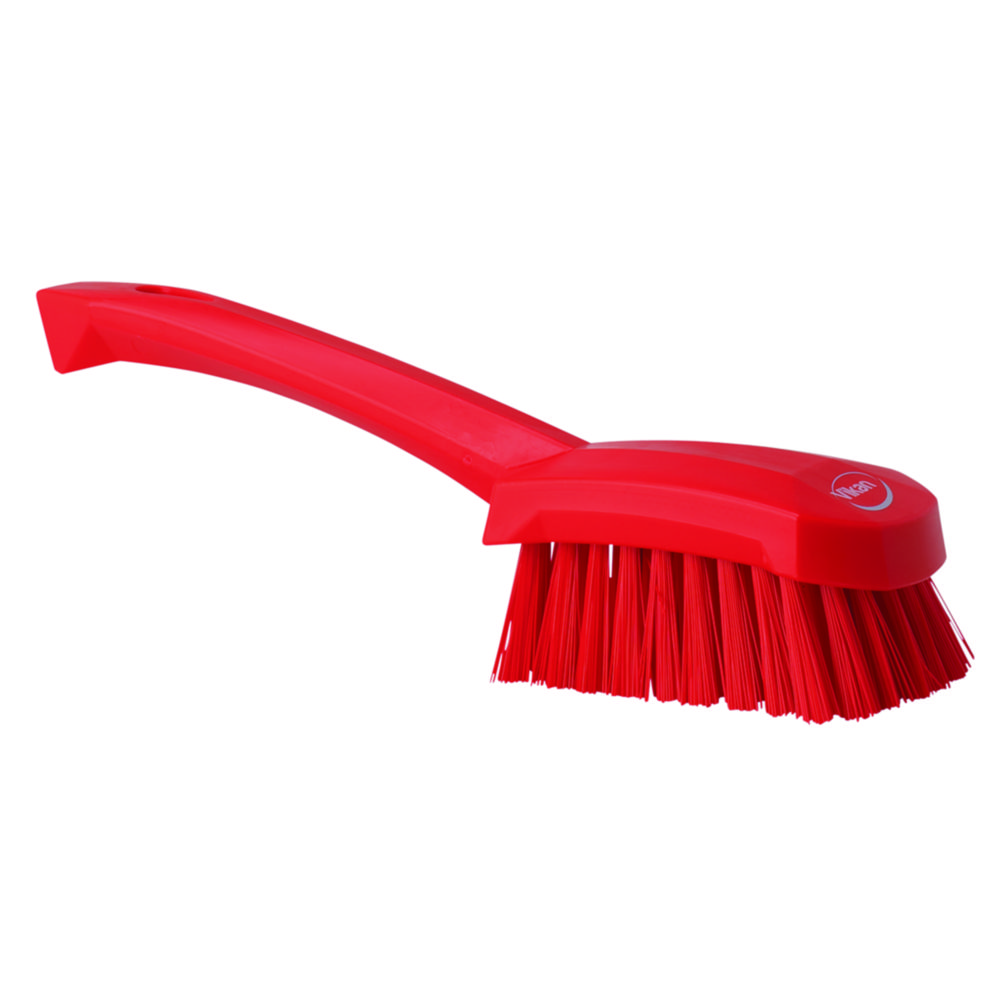 Washing Brush with short Handle, 270 mm, Hard, Red | LabFriend ...