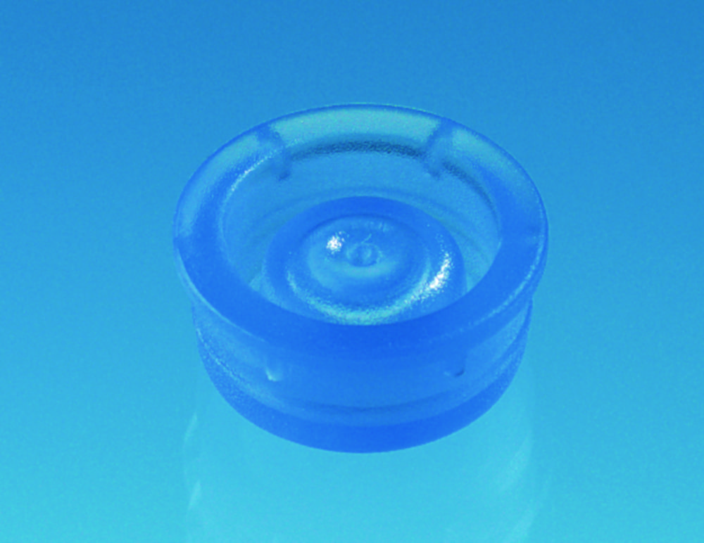 BRAND Caps for Micro Cuvettes PE Pack of 100 Blue | LabFriend Australia