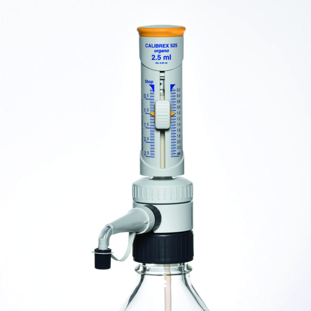 SOCOREX Calibrex Organo 525 Dispenser 0.25–2.5ml Ground Glass Plunger ...