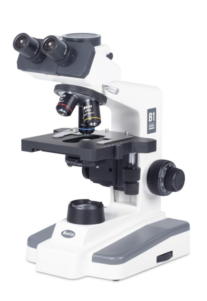MOTIC Microscope B1-223E-SP Trinocular with 4X, 10X, and 40X Objective ...