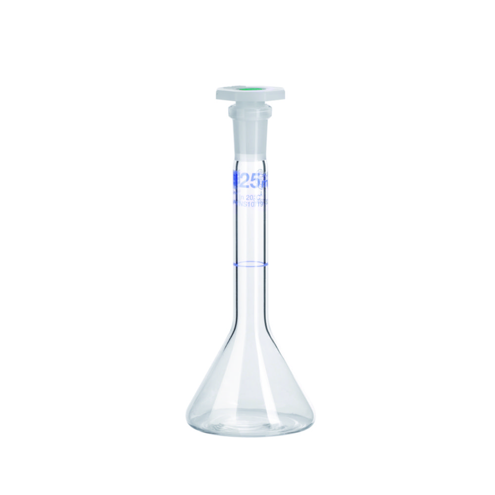 Hirschmann Laborgeräte Volumetric Flask 10mL DURAN KI.A, NS 10/19 ...