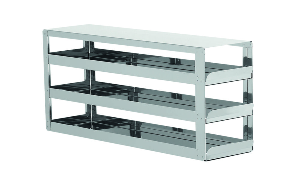 TENAK Sliding Shelf Rack Upright Freezer 3x3, 9 Boxes 75mm With Boxes ...