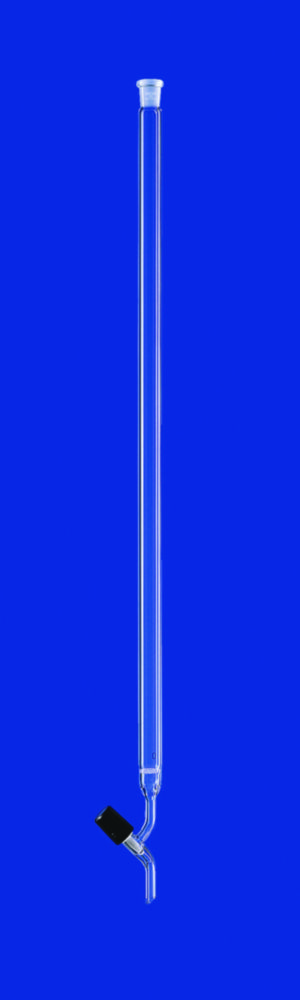 Chromatography column 400x20mm with frit por.0, socket and valve ...