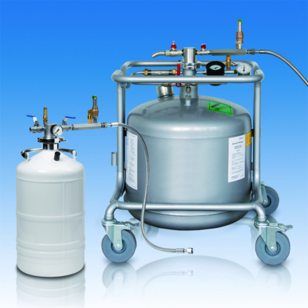 Retsch Autofill System with 50-Liter LN₂ Container and Safety Valve ...