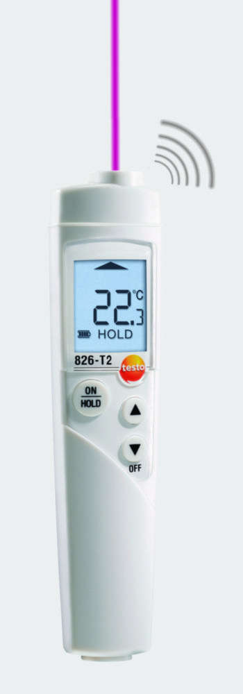 Testo Infrared Thermometer Testo 826-T2 Incl. TopSafe | LabFriend ...