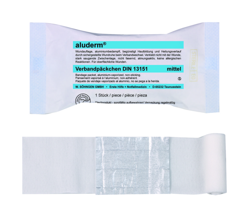 aluderm® bandage packet DIN medium | LabFriend | Laboratory Equipment ...