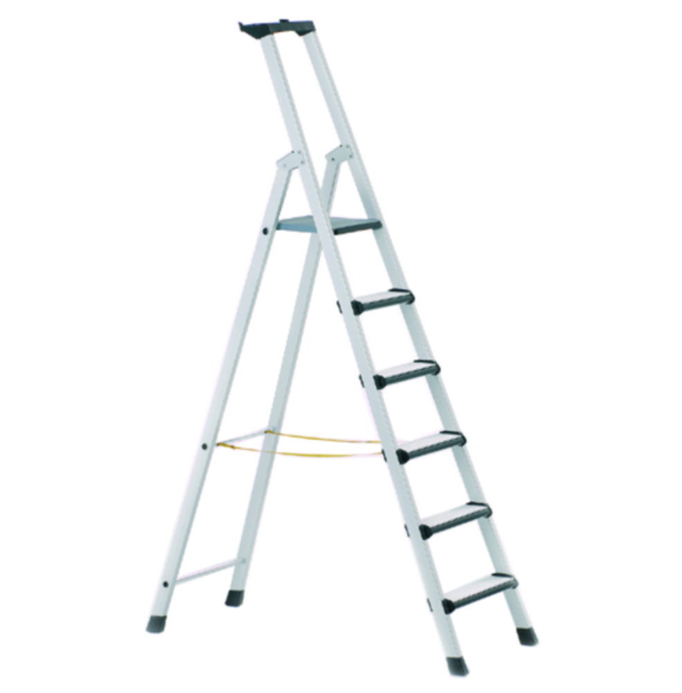 ZARGES Stepladders, 3 Steps, Safety Platform High 0.66m One-Side Use ...