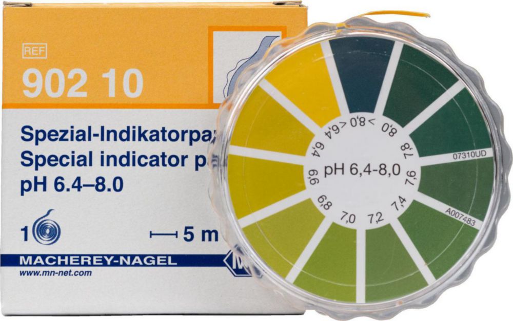 Macherey-Nagel Special Indicator Paper pH 6.4-8.0 Roll, 5 m | LabFriend ...