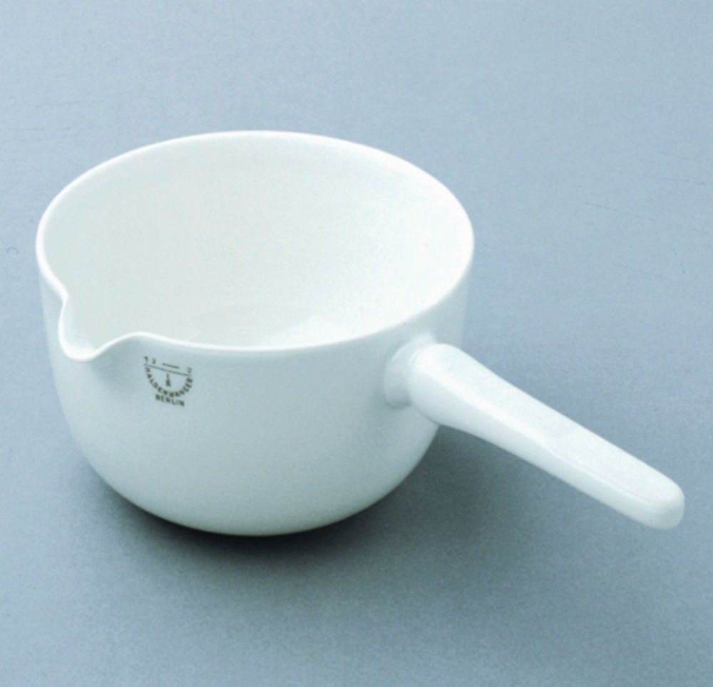 Haldenwanger Porcelain Casserole 100 mL with Handle | LabFriend Australia