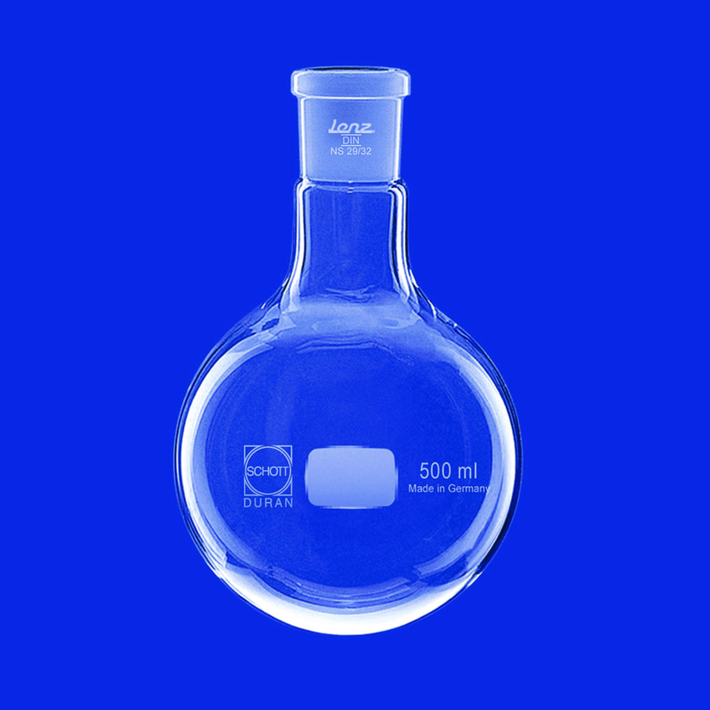 Lenz-Laborglas round bottom flask, 1000mL round bottom flask, conical ...