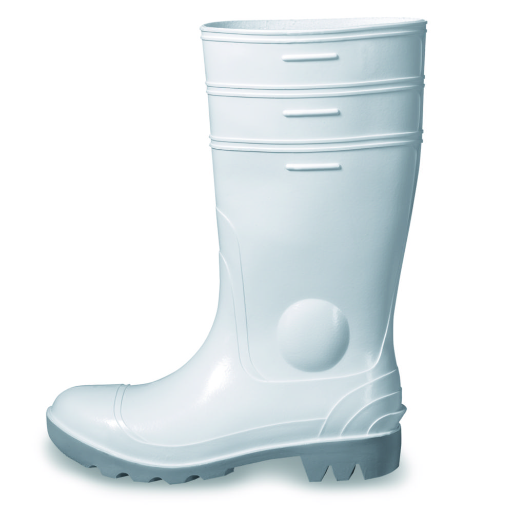 Polymer safety boot, size 38 type 9476/6, S5 SRC PVC sole, white, pair ...