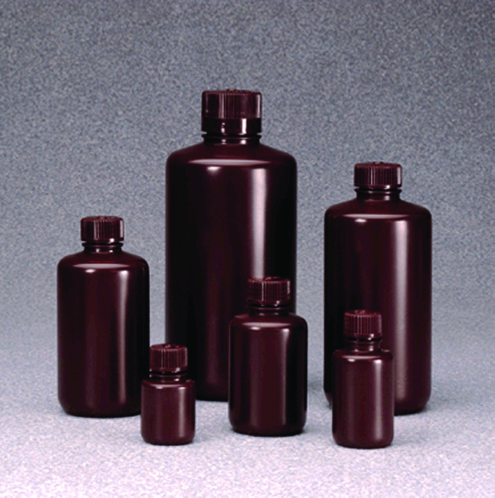 Thermo Nalgene Narrow-Mouth Amber HDPE Bottle 15 mL with Closure ...