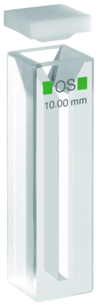 Hellma Micro Cuvette with Lid, 10 mm Path Length, 2 mm Internal Width ...