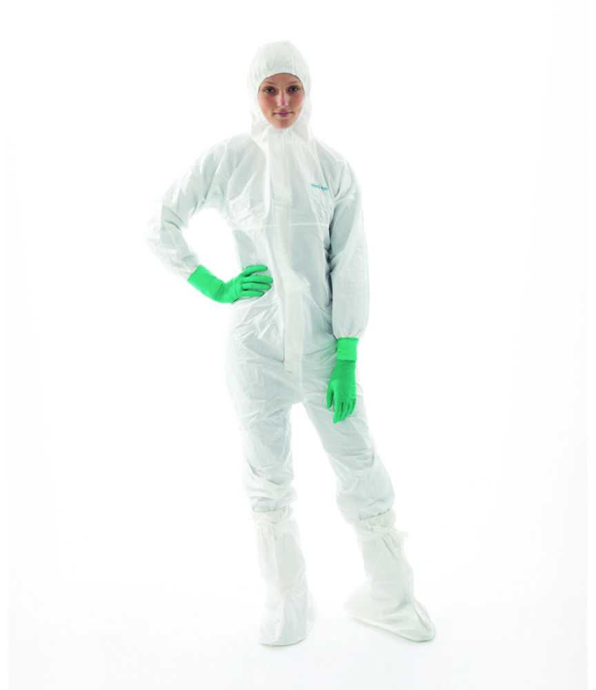 Nitritex BioClean-D Single-Use Cleanroom Overall with Hood, Size XXL ...