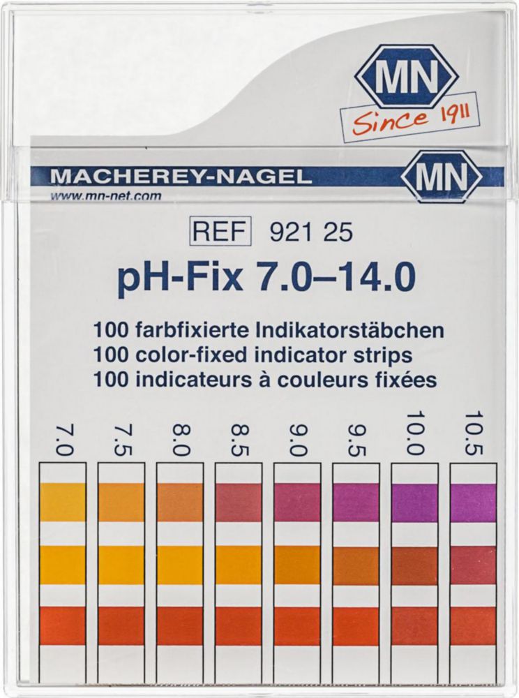 Macherey-Nagel-Nagel pH-Fix Indicator Strips (pH 7.0-14.0) – Pack of ...