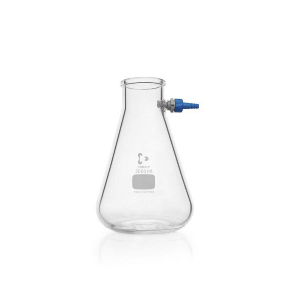 Filtering Flask 2000 ml with KECK assembly set, Erlenmeyer shape ...